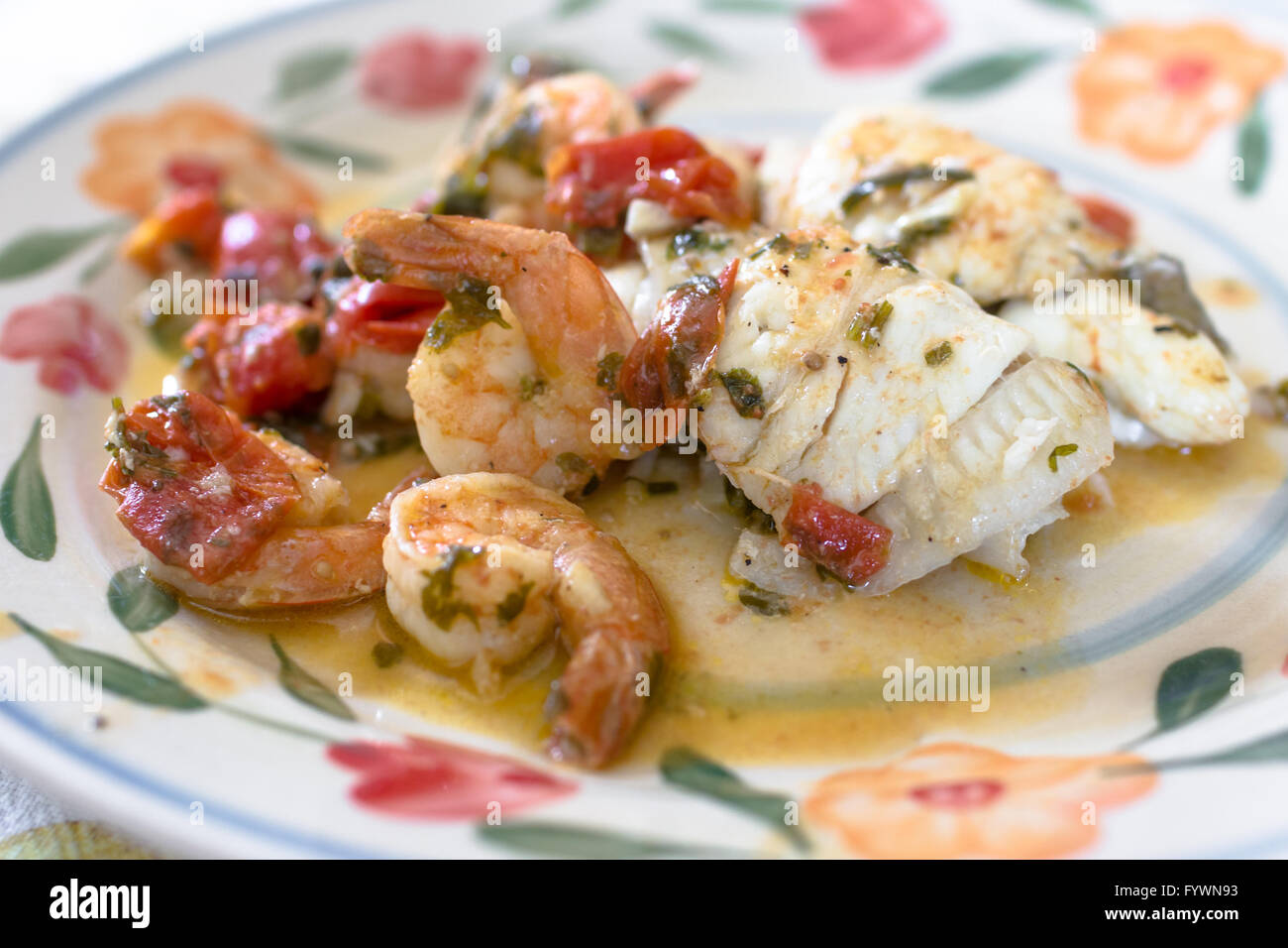 Salmon fish main course served hi-res stock photography and images - Alamy