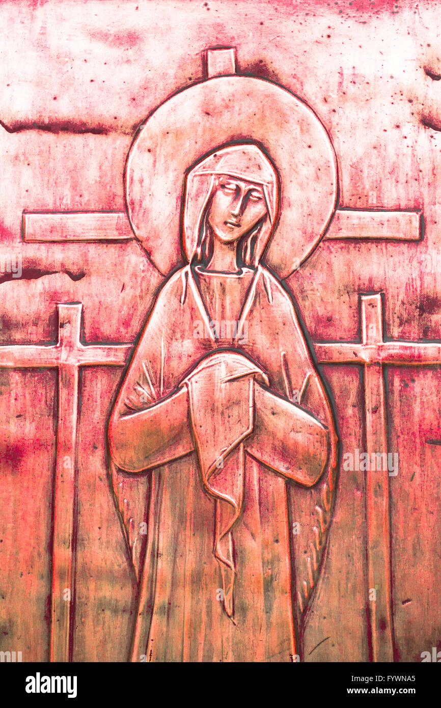 Holy mary icon image hi-res stock photography and images - Alamy