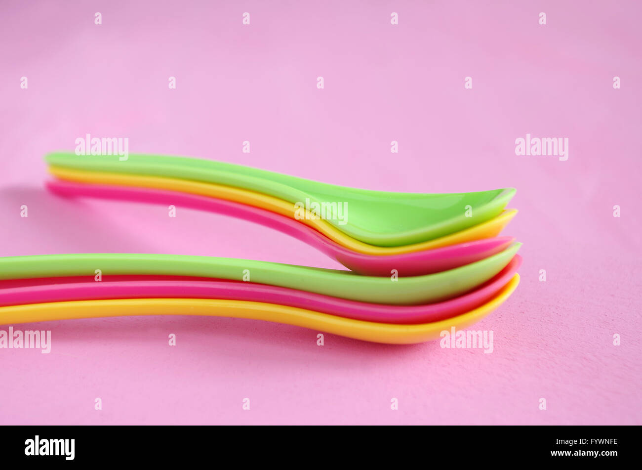 Plastic teaspoon hi-res stock photography and images - Alamy