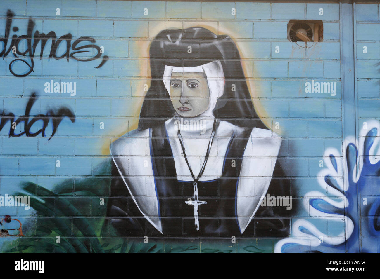 SOUTH AMERICA VENEZUELA CHORONI NUN Stock Photo - Alamy