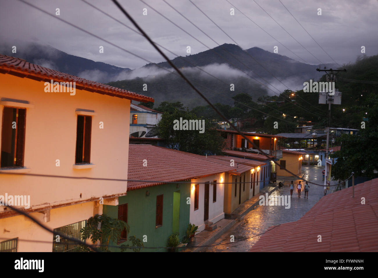 SOUTH AMERICA VENEZUELA CHUAO VILLAGE Stock Photo - Alamy