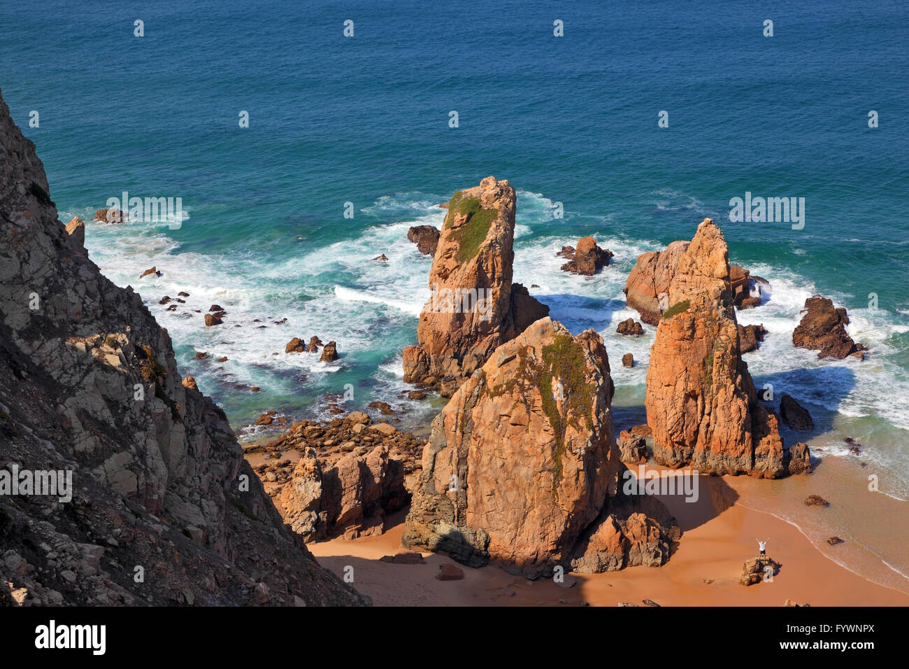 Bizarre sandstone rock Stock Photo - Alamy