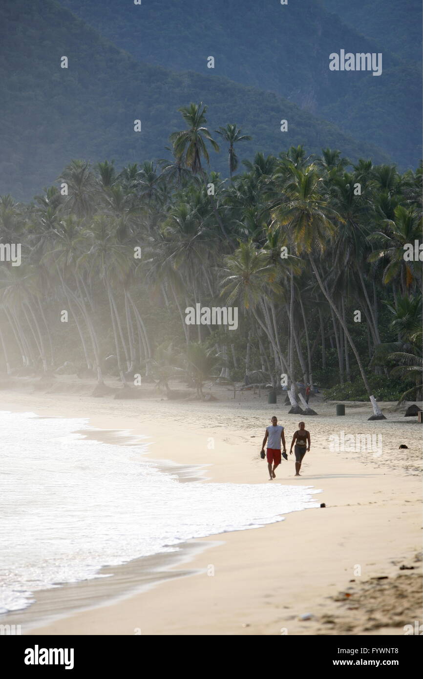 SOUTH AMERICA VENEZUELA CHORONI BEACH Stock Photo - Alamy