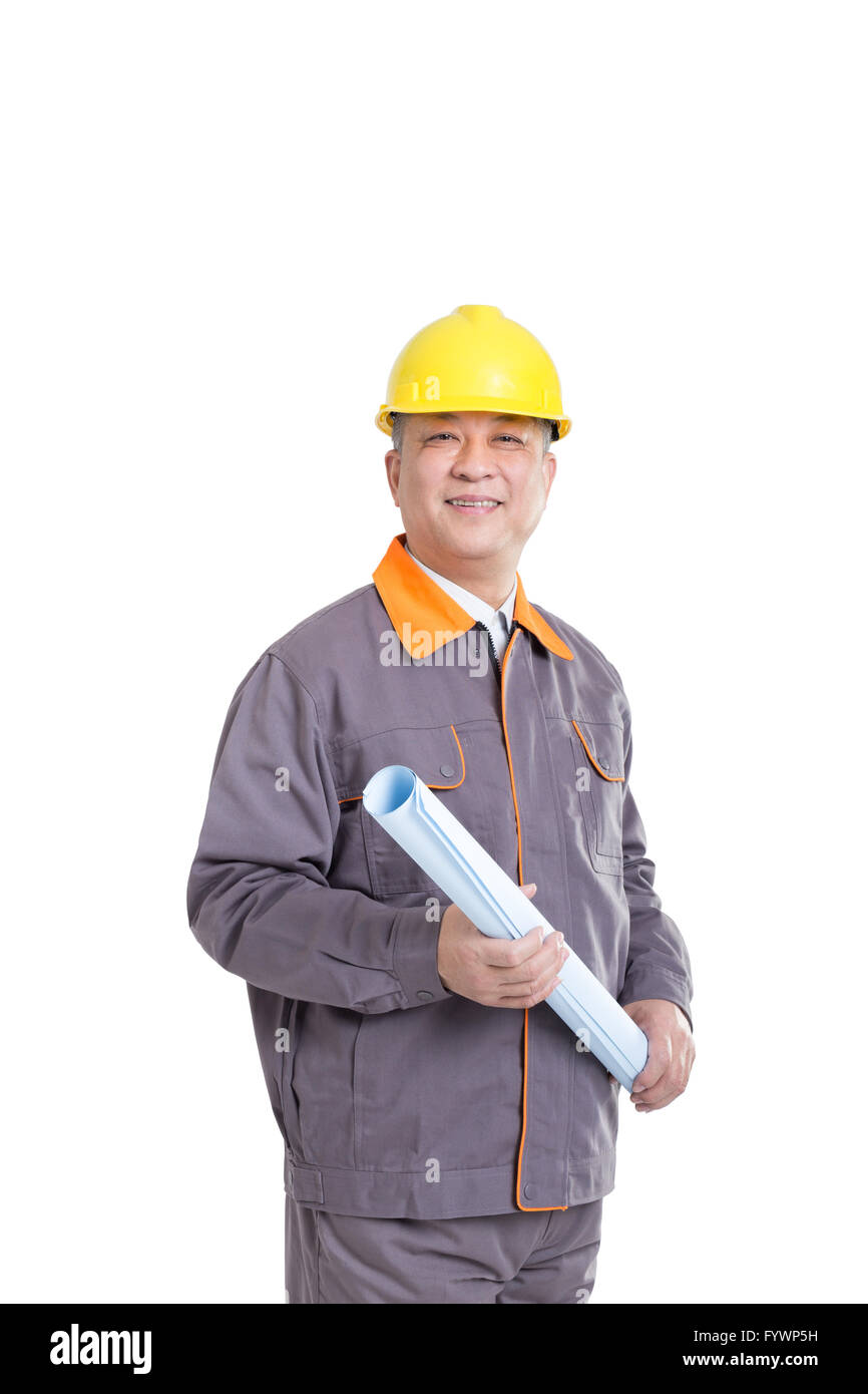 Engineer in suit hard hat hi-res stock photography and images - Alamy