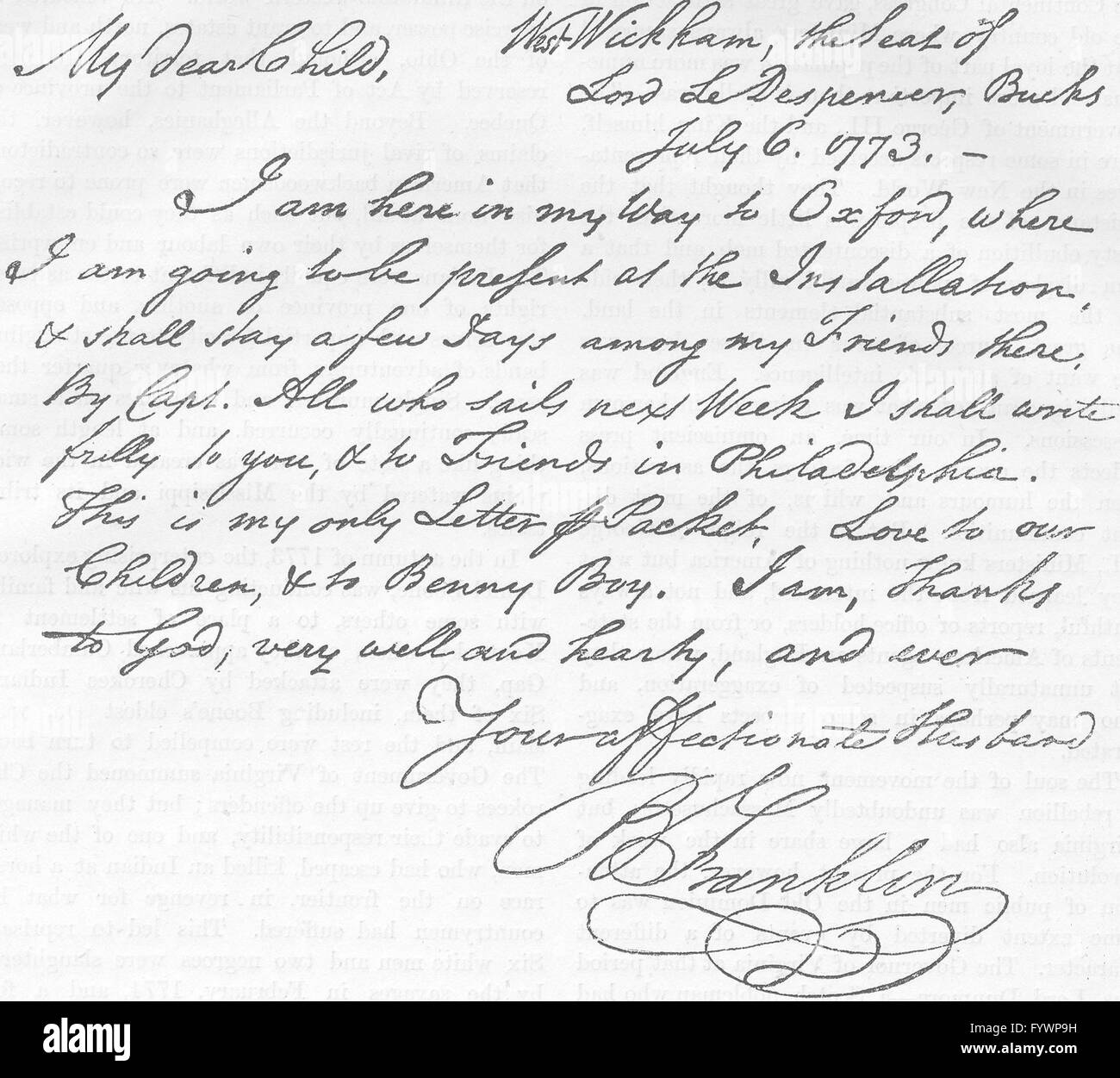 Letter vintage antique Black and White Stock Photos & Images - Alamy