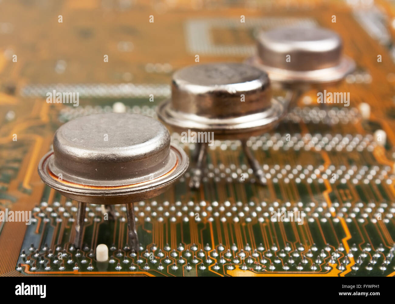 old silicon chip Stock Photo - Alamy