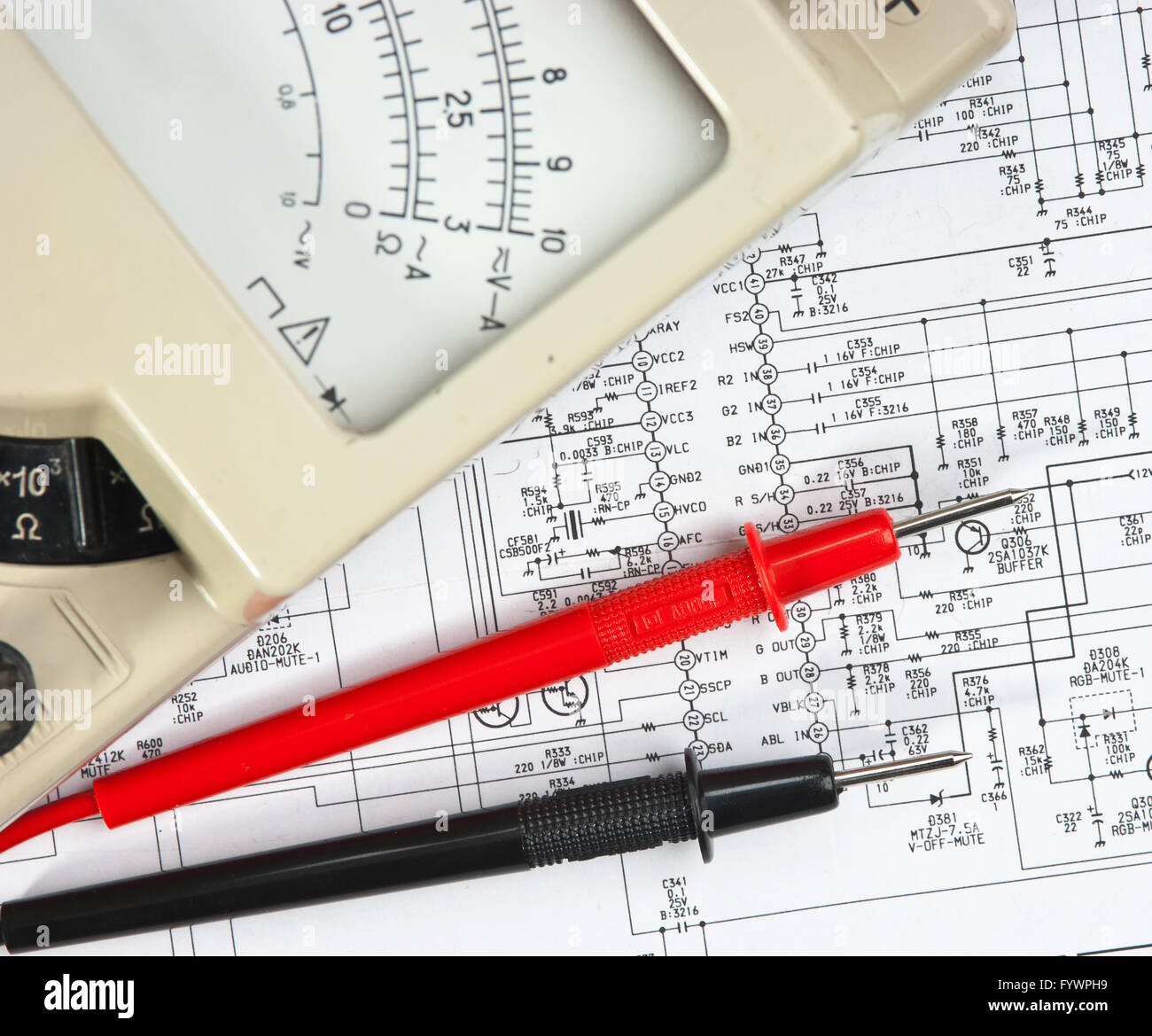 Retro multimeter hi-res stock photography and images - Alamy