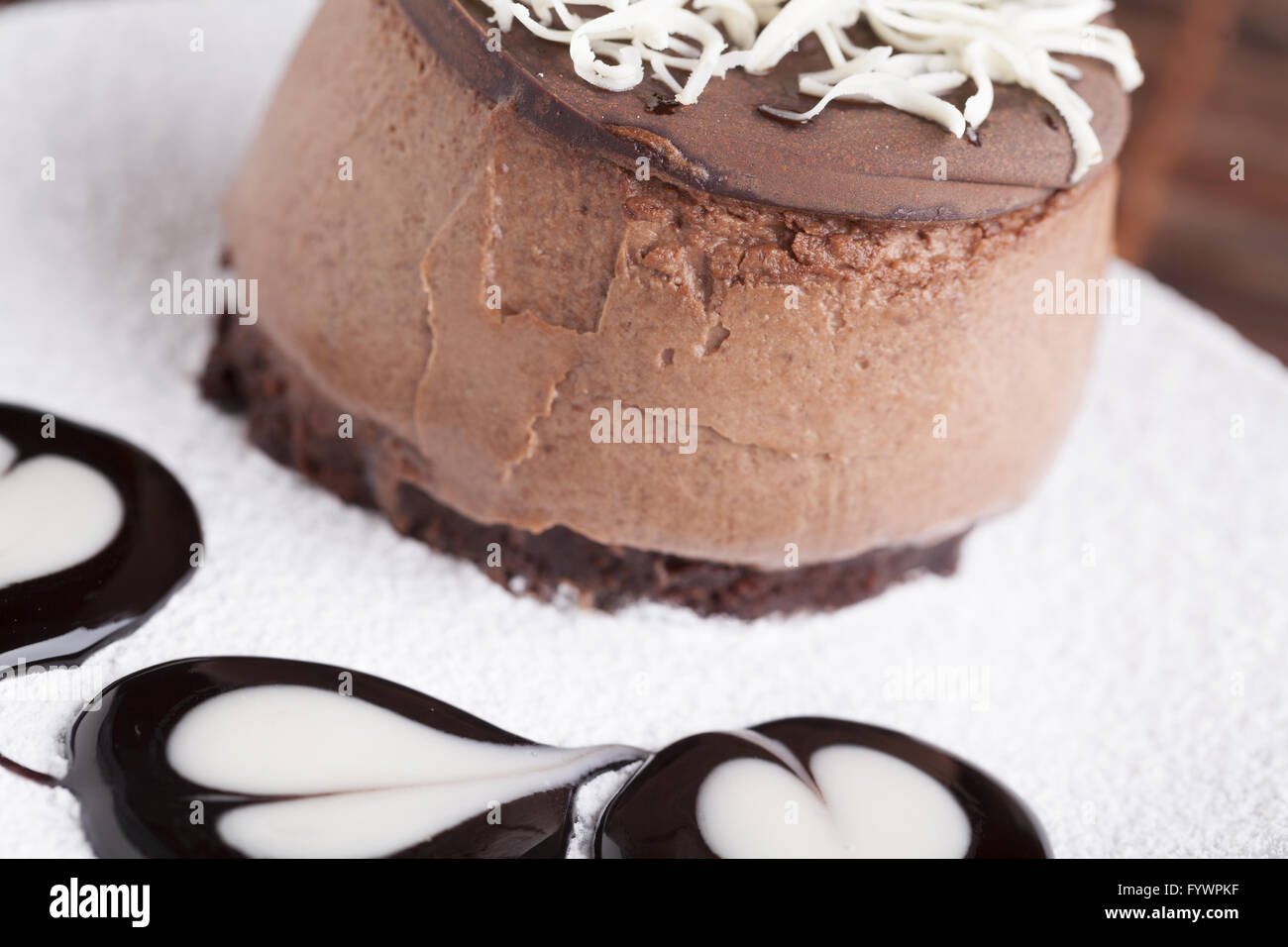Chocolate moose desert sweet hi-res stock photography and images - Alamy