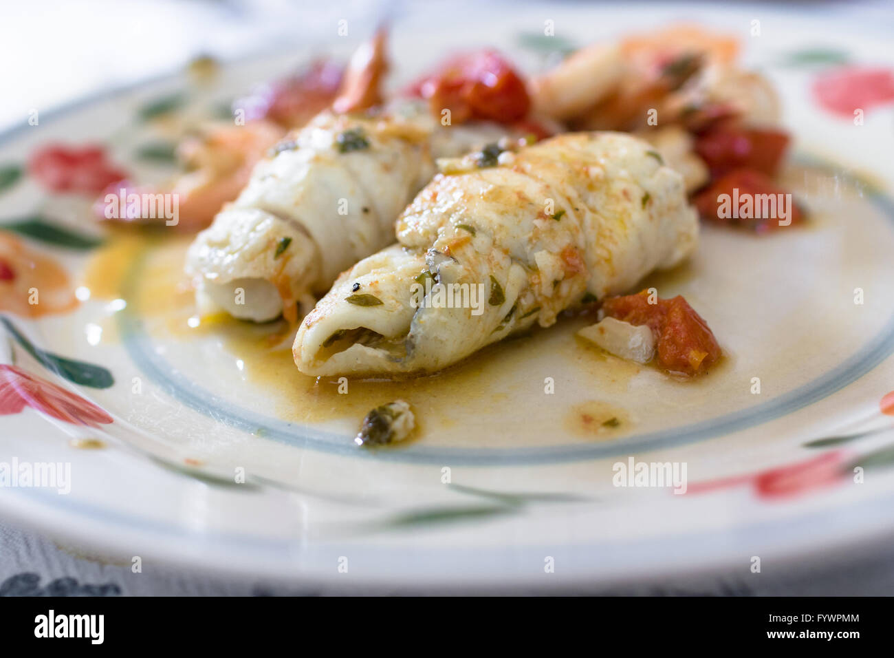 Salmon fish main course served hi-res stock photography and images - Alamy