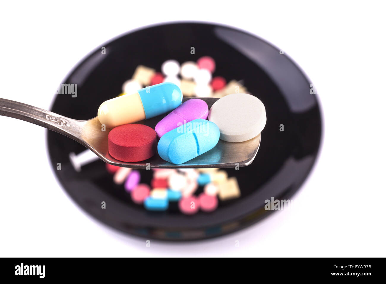 Full Spoon Closeup Stock Photo - Alamy