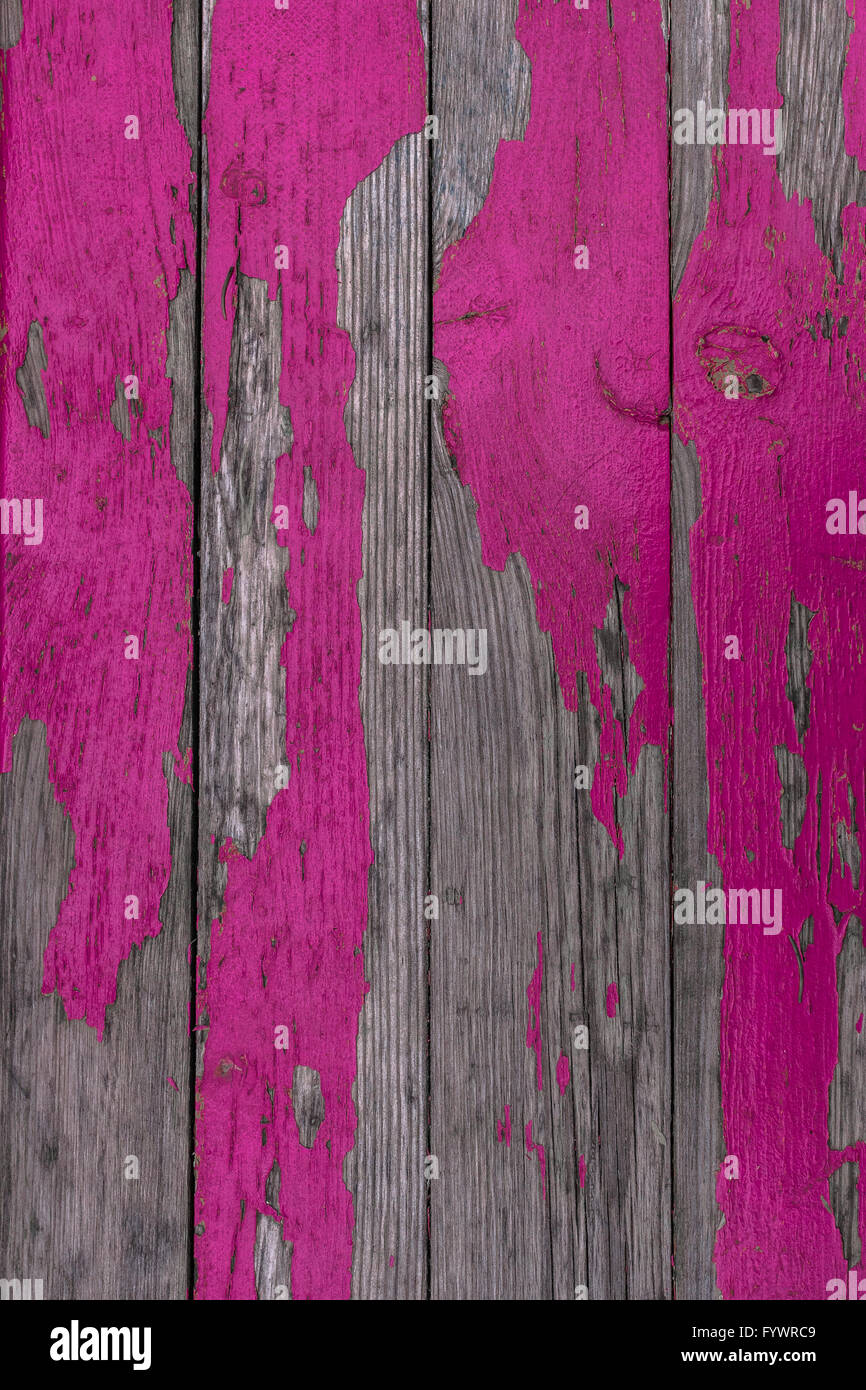 Pink peeling paint Stock Photo - Alamy