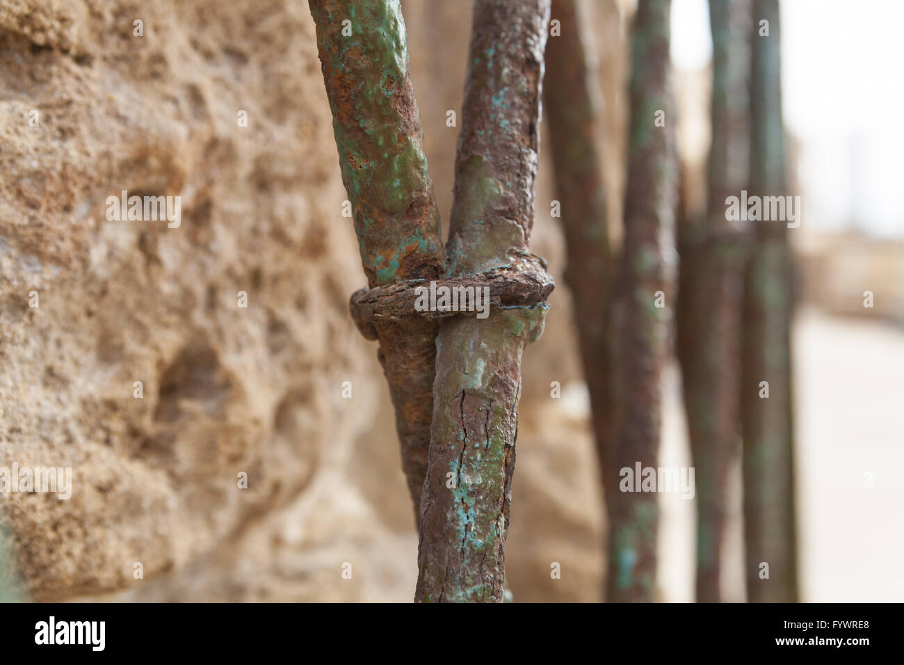 Rusted metal balustrade hi-res stock photography and images - Alamy