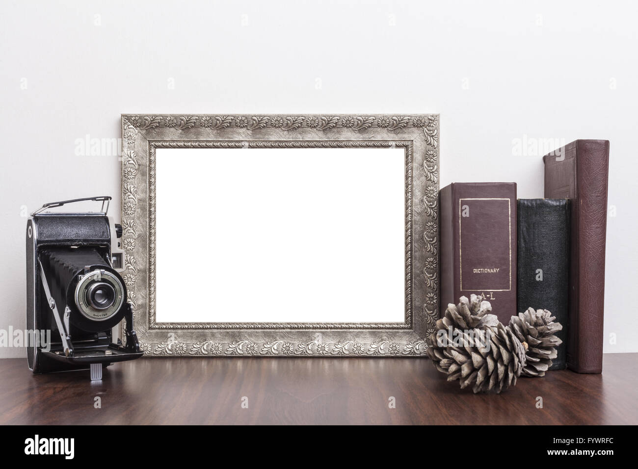 Horizontal Silver Frame Stock Photo - Alamy