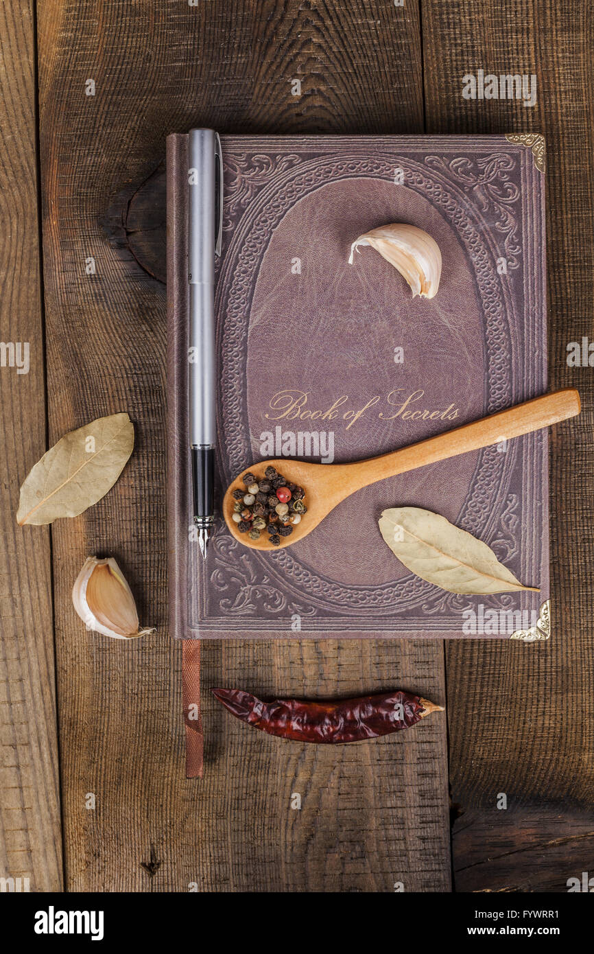 Secret recipe book hi-res stock photography and images - Alamy