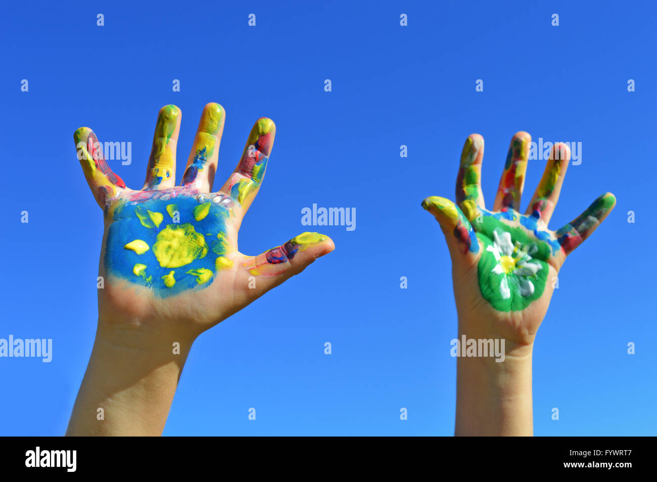 Kid hands hi-res stock photography and images - Alamy