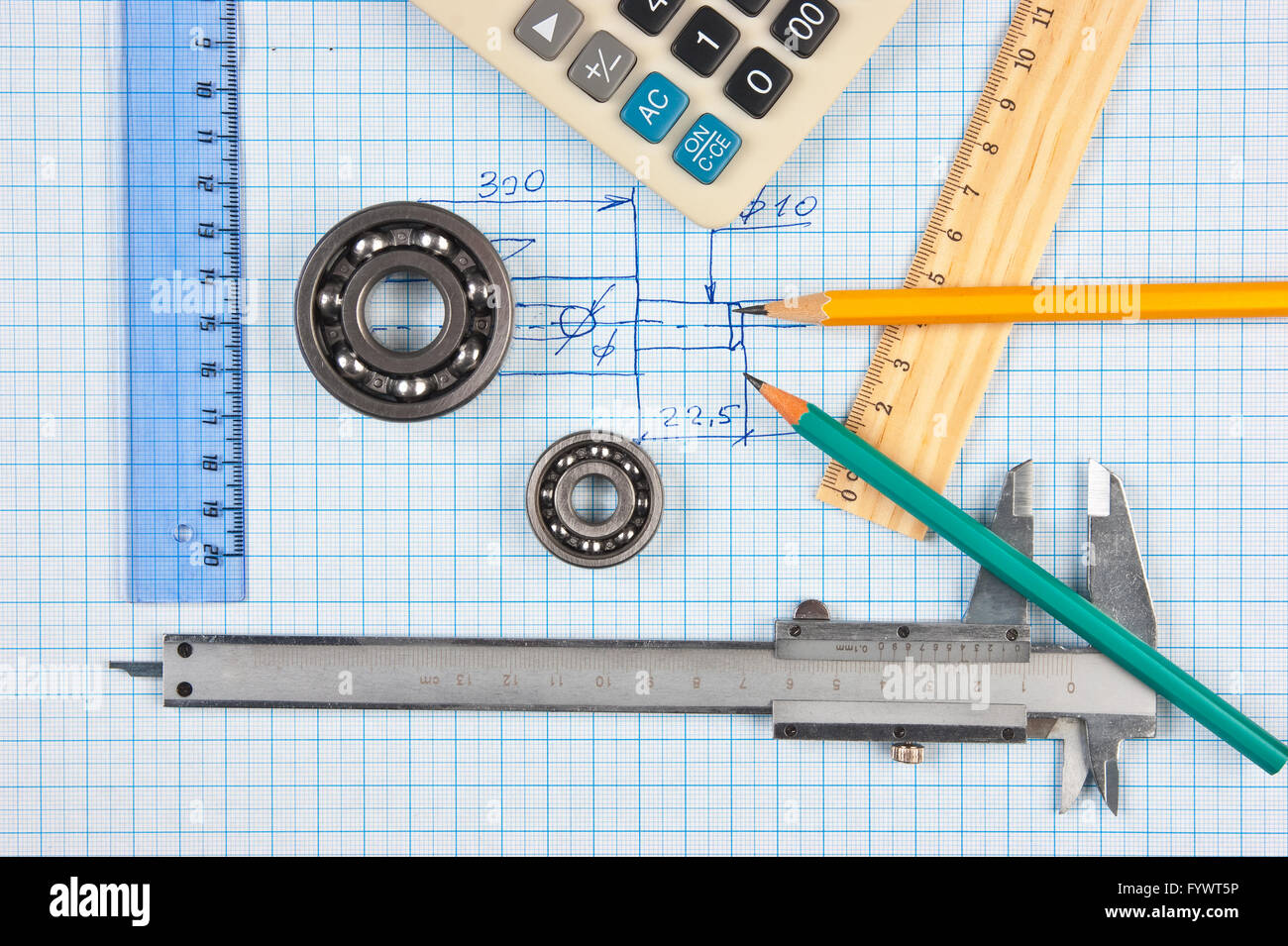 Mechanical office tools hi-res stock photography and images - Alamy