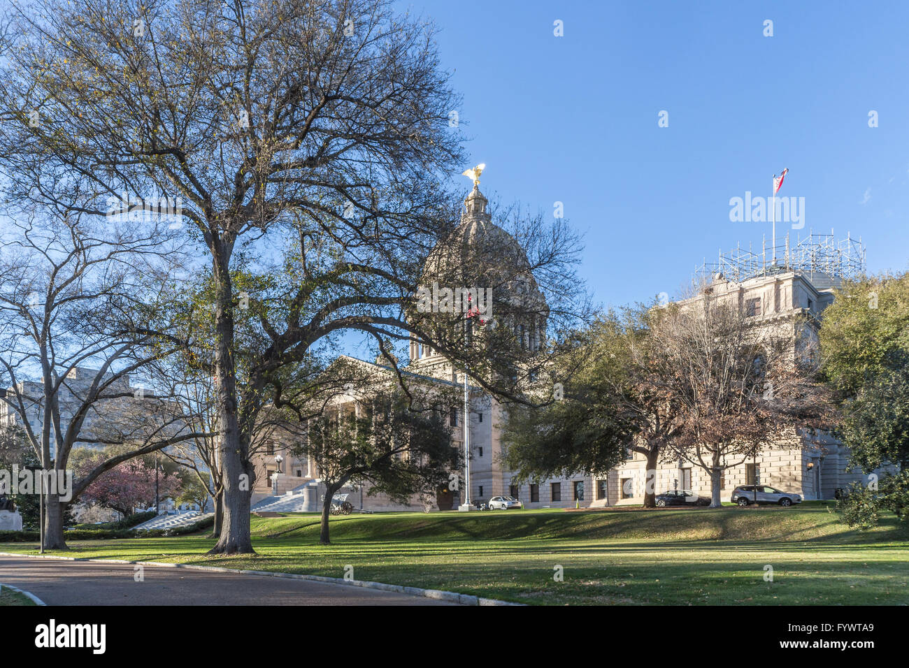 Mississippi State Capitol and Park in Jackson, Mississippi Stock Photo ...