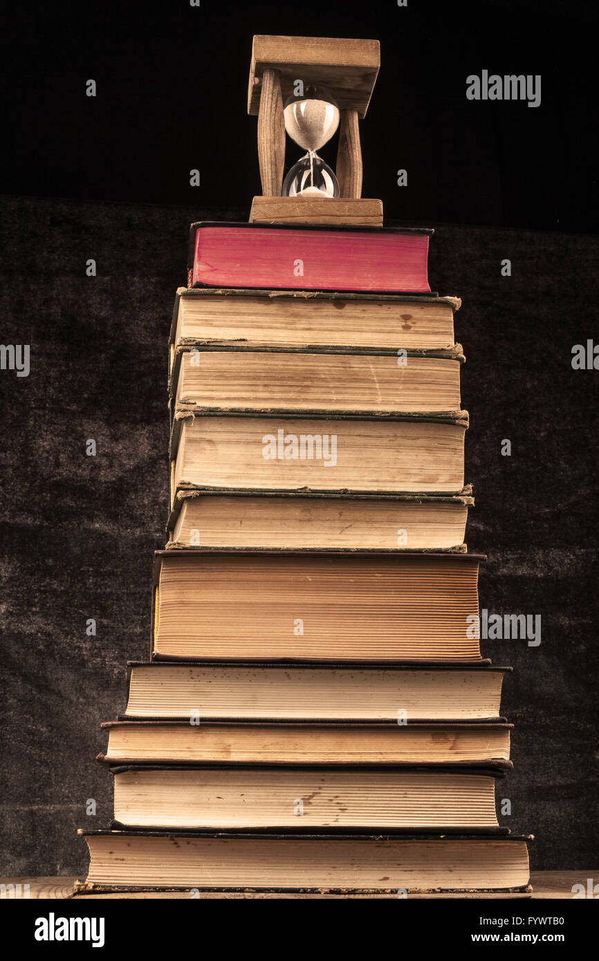 Old Books Pyramid Stock Photo - Alamy