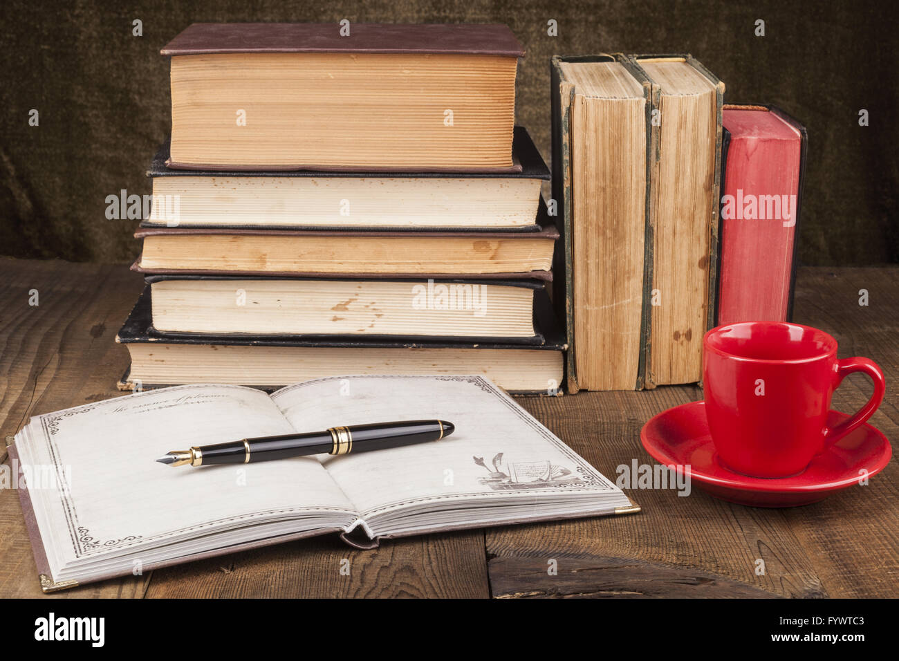 Writing In The Morning Stock Photo - Alamy