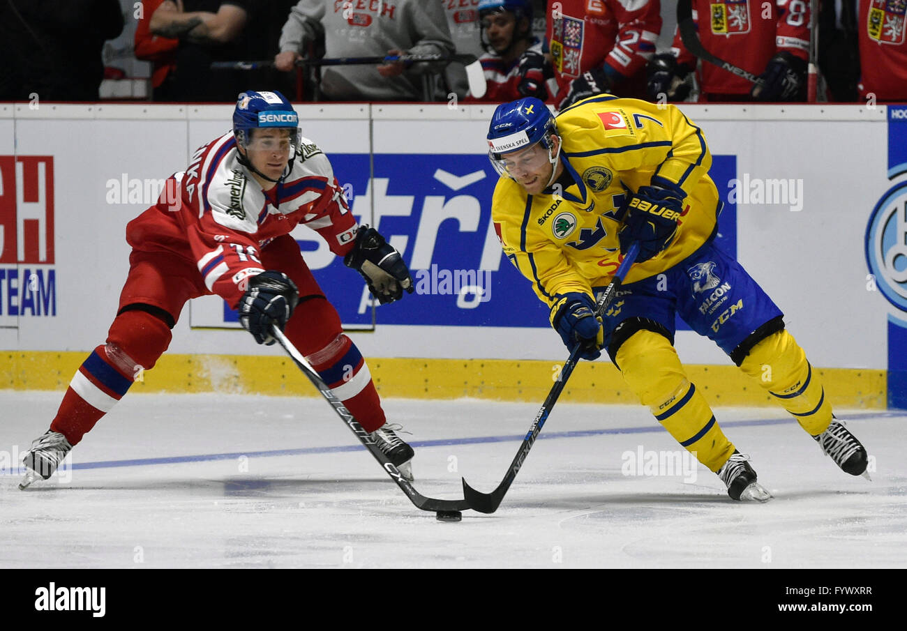 Znojmo, Czech Republic. 27th Apr, 2016. From left: Roman Cervenka (CZE ...