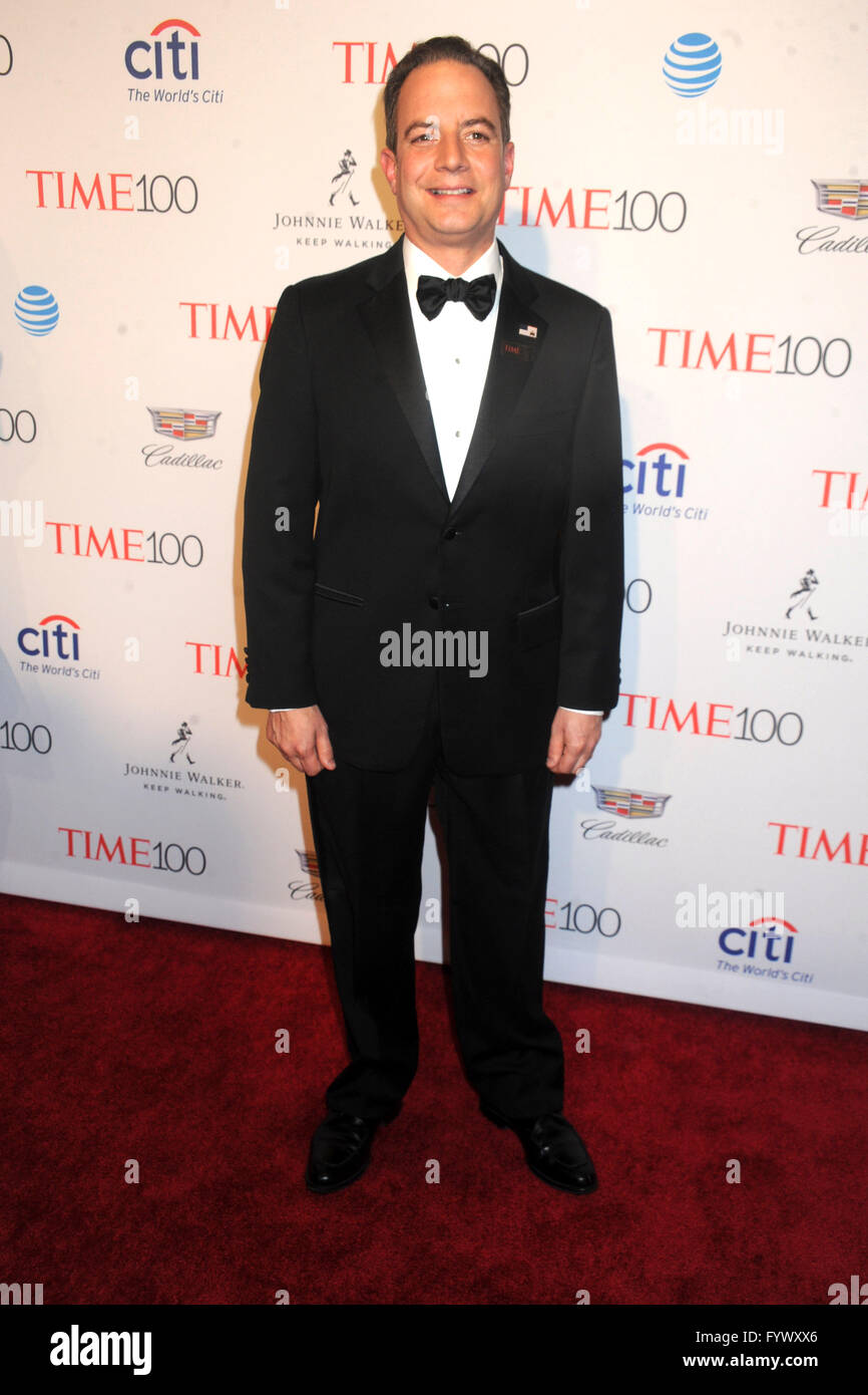 Reince Priebus at the Time 100 Gala 2016 at the Lincoln Center. New ...