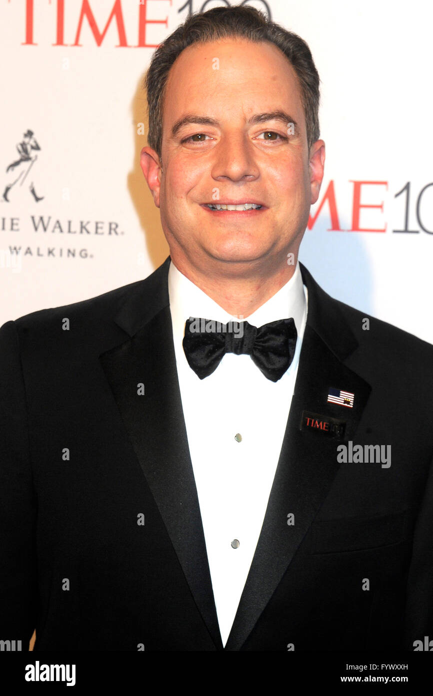 Reince Priebus at the Time 100 Gala 2016 at the Lincoln Center. New ...