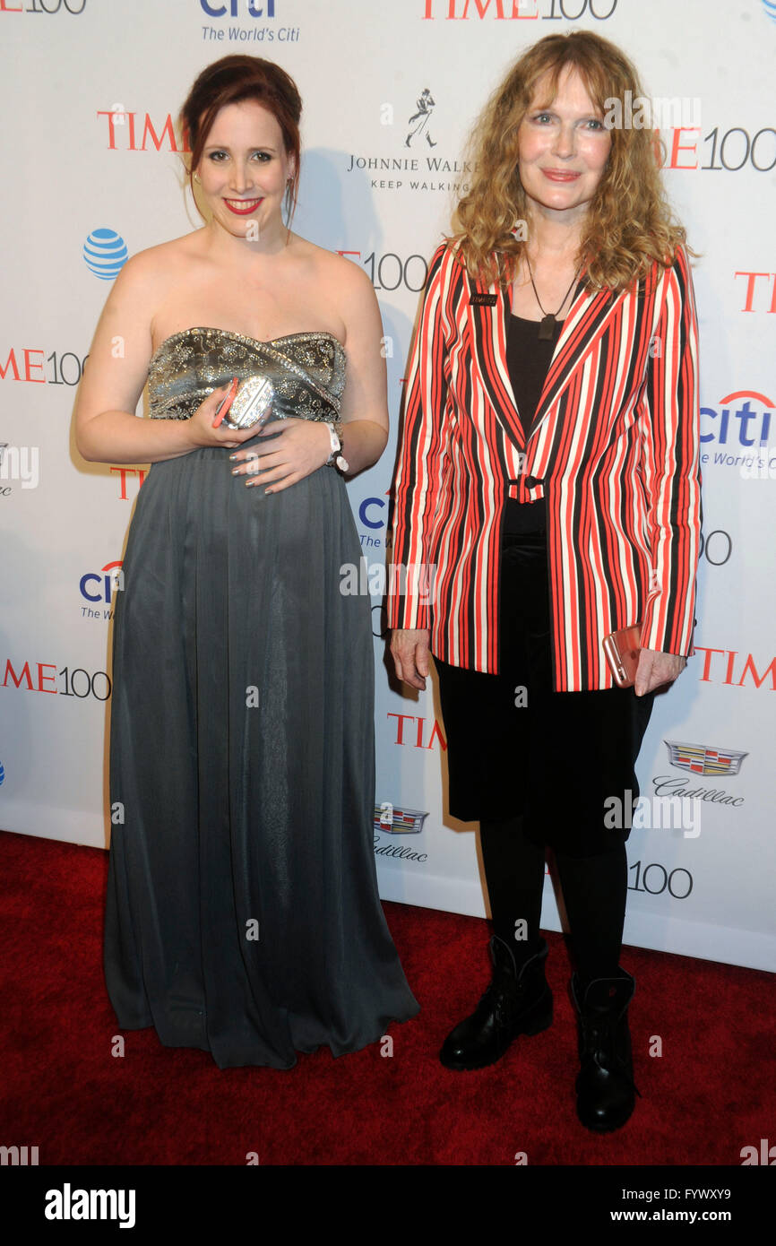 Dylan O'Sullivan Farrow and Mia Farrow at the Time 100 Gala 2016 at the ...