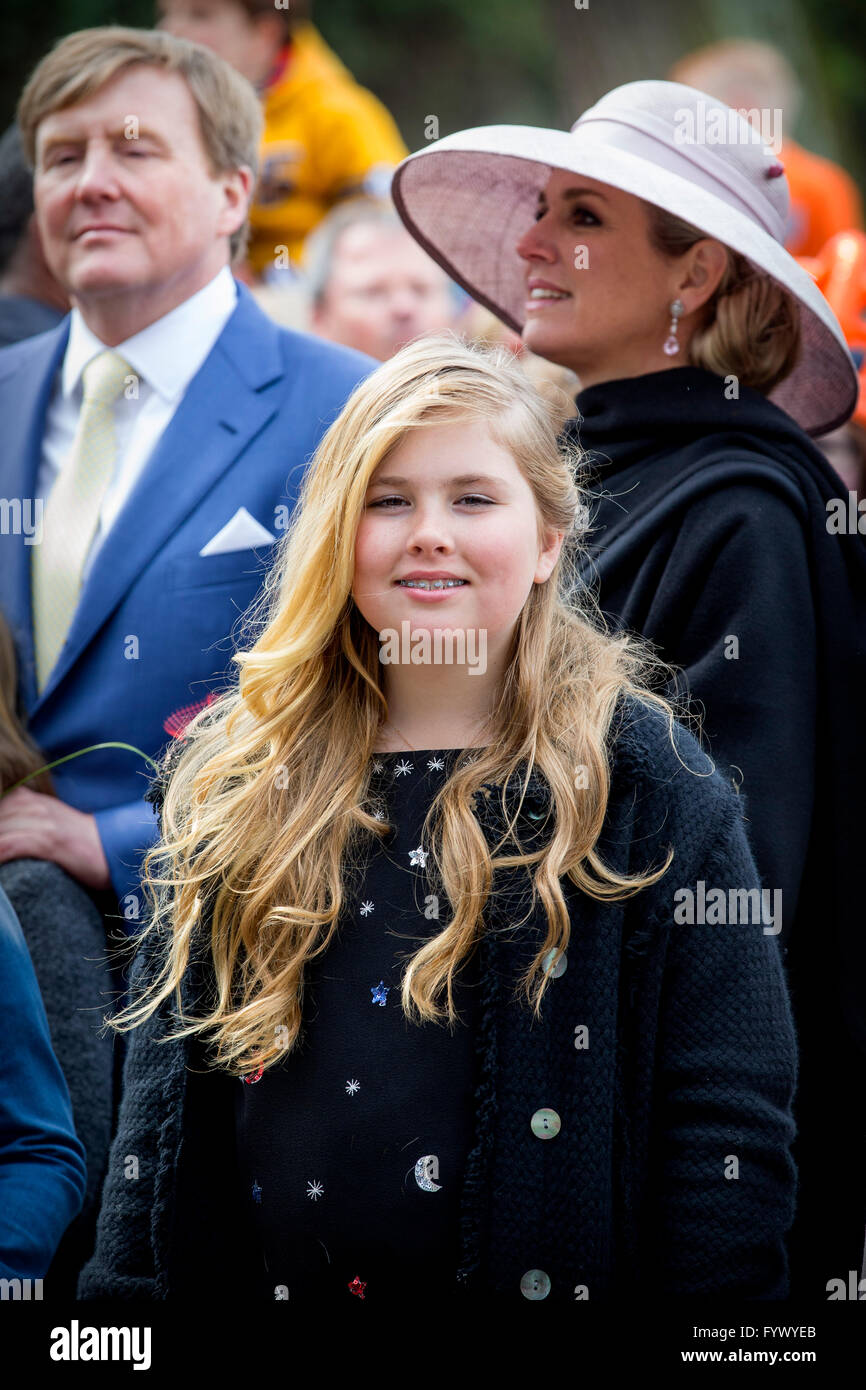 Zwolle, The Netherlands. 27th Apr, 2016. King Willem-Alexander, Queen ...
