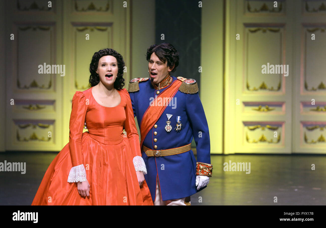 Matthias Stockinger (R) as King Ludwig II of Bavaria and Anna Hofbauer ...