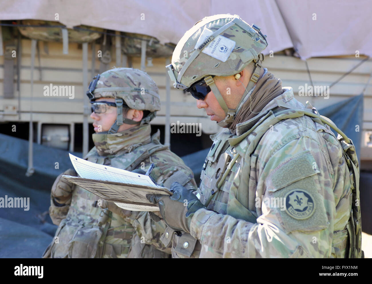 Riga, Latvia. 28th Apr, 2016. U.S. soldiers take part in the Operation ...