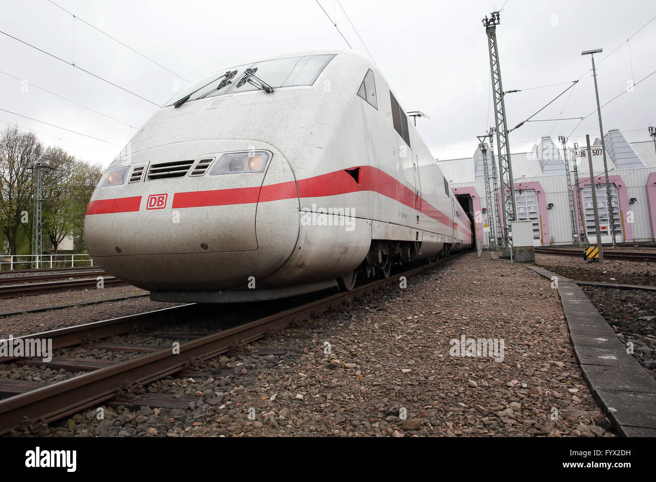 Hamburg, Germany. 26th Apr, 2016. An InterCityExpress 1 high-speed ...
