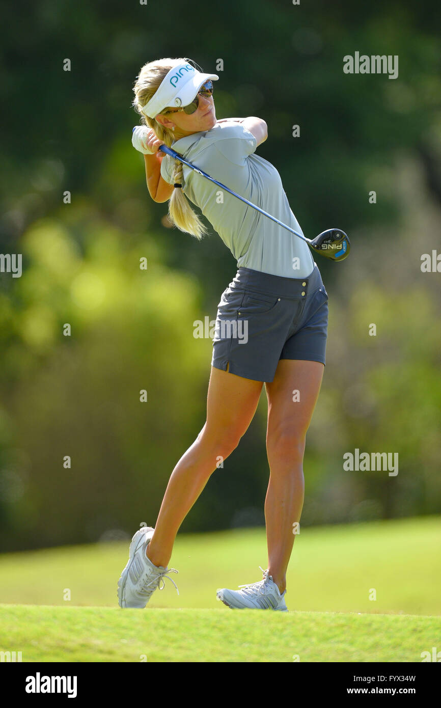 Sarasota, Florida, USA. 23rd Apr, 2016. Krista Puisite during the final ...