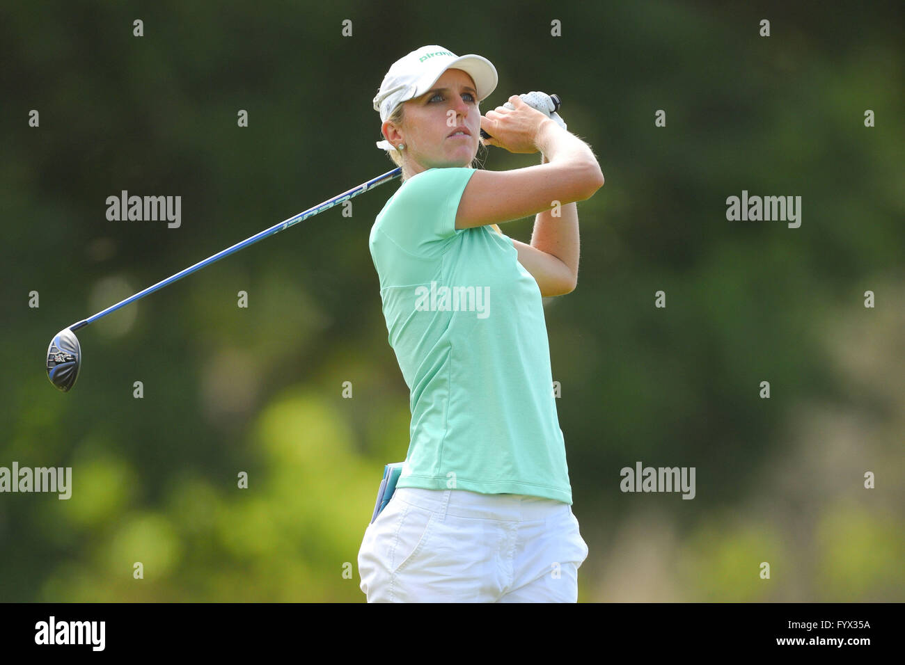 Sarasota, Florida, USA. 23rd Apr, 2016. Emma de Groot during the final ...