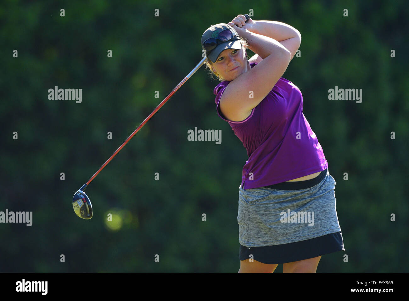 Sarasota, Florida, USA. 24th Apr, 2016. Allyssa Ferrell the final round ...
