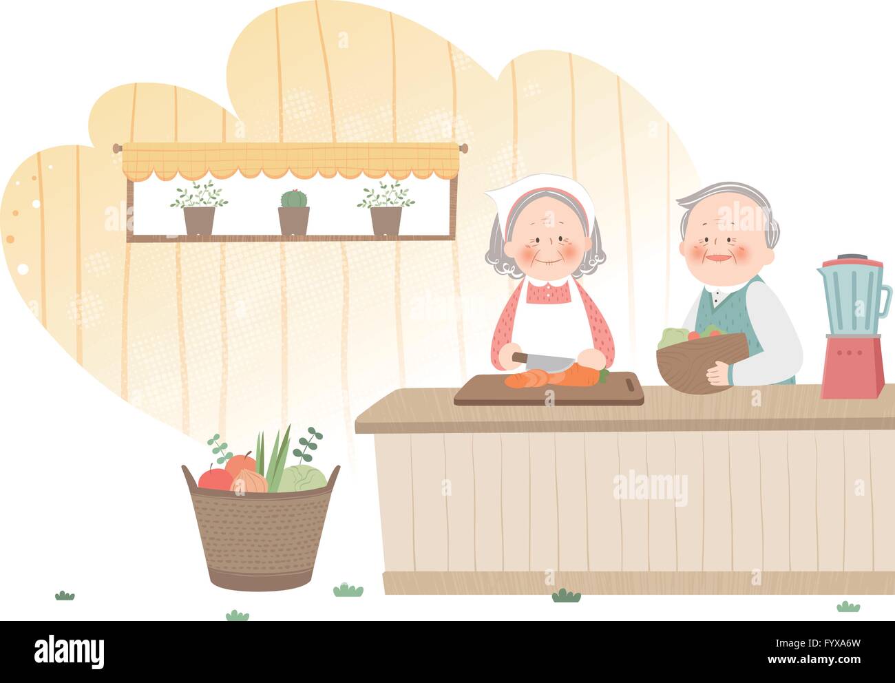 Old illust Stock Vector Images - Alamy