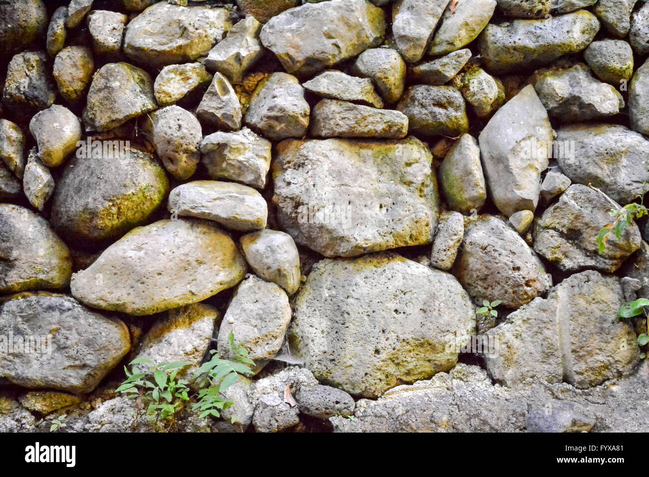 Rock Stone Wall Stock Photo - Alamy