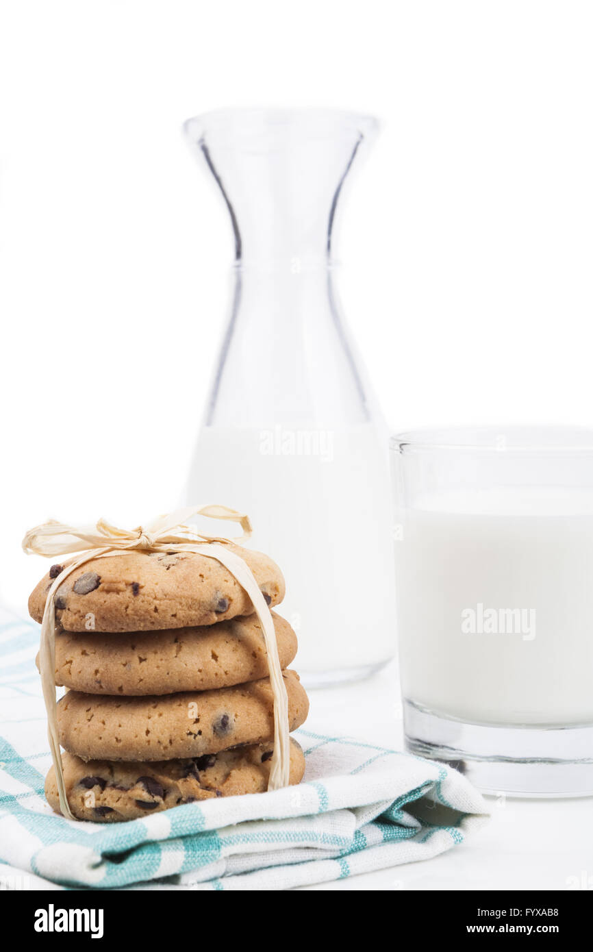 Cookies with Milk Stock Photo - Alamy