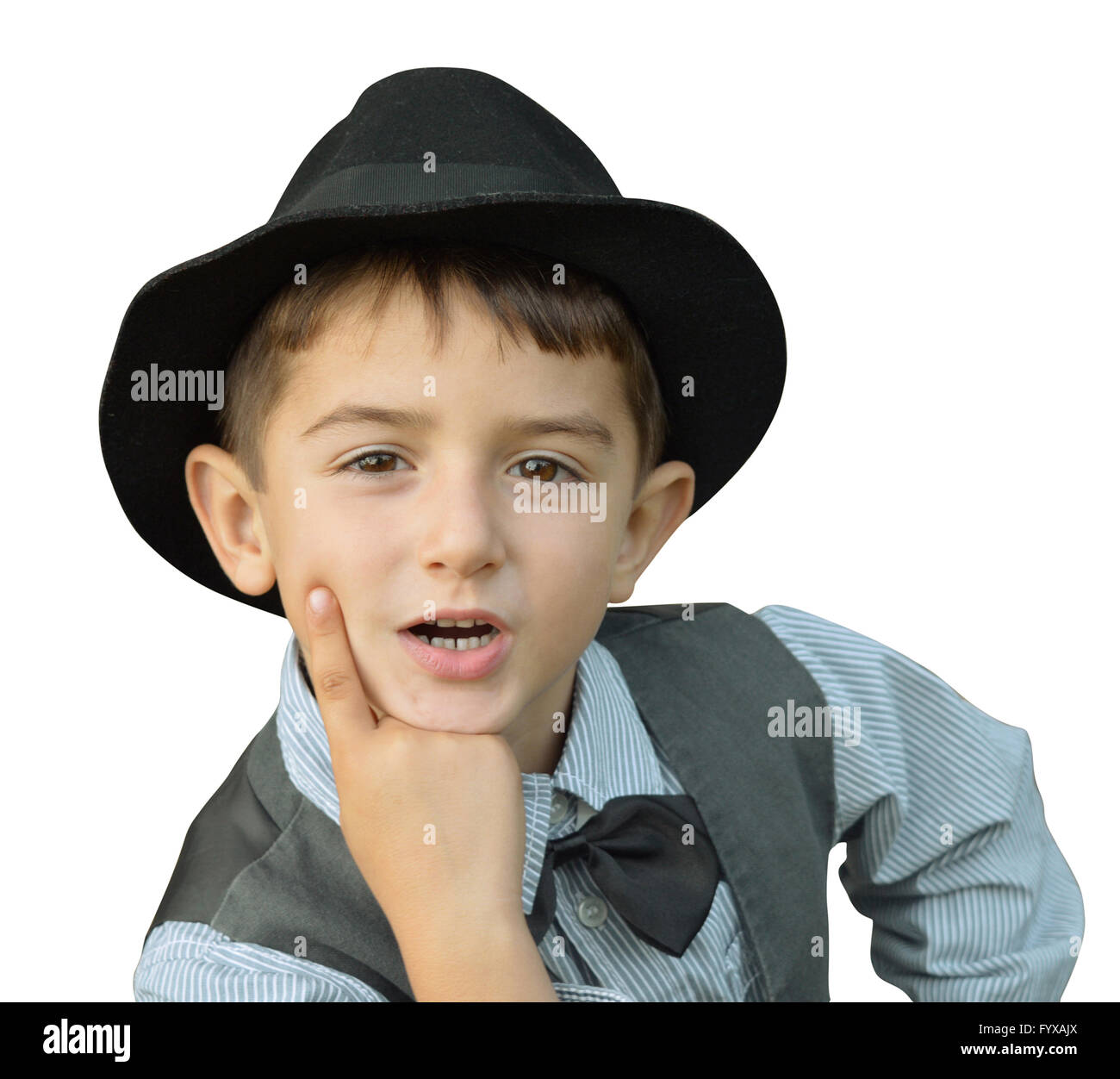 Speaking boy hi-res stock photography and images - Alamy