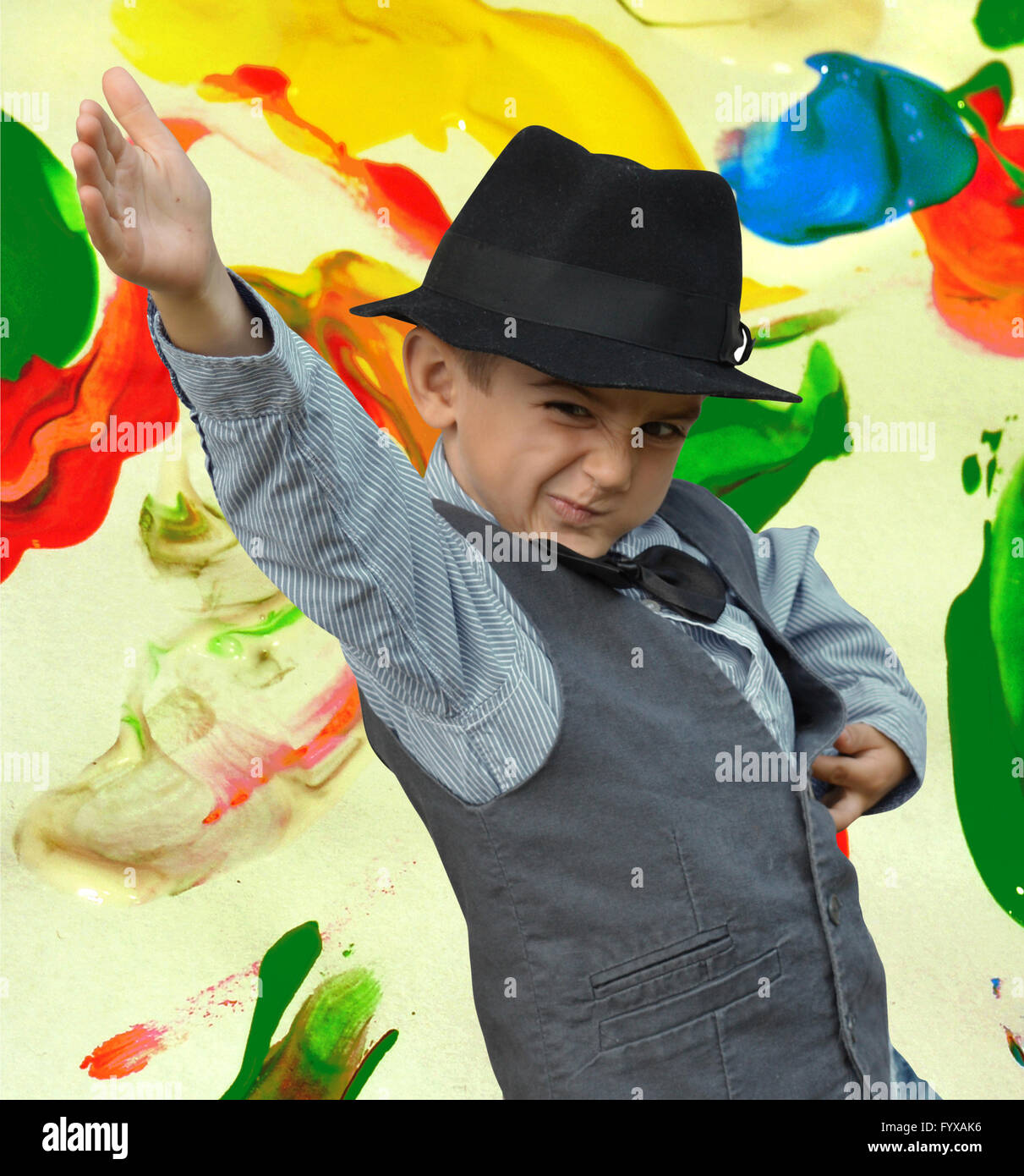 Dancing kid hi-res stock photography and images - Alamy