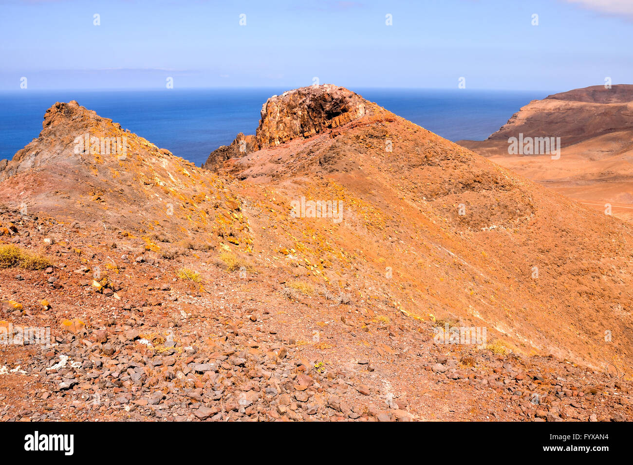 Dry Desert Landscape Stock Photo - Alamy