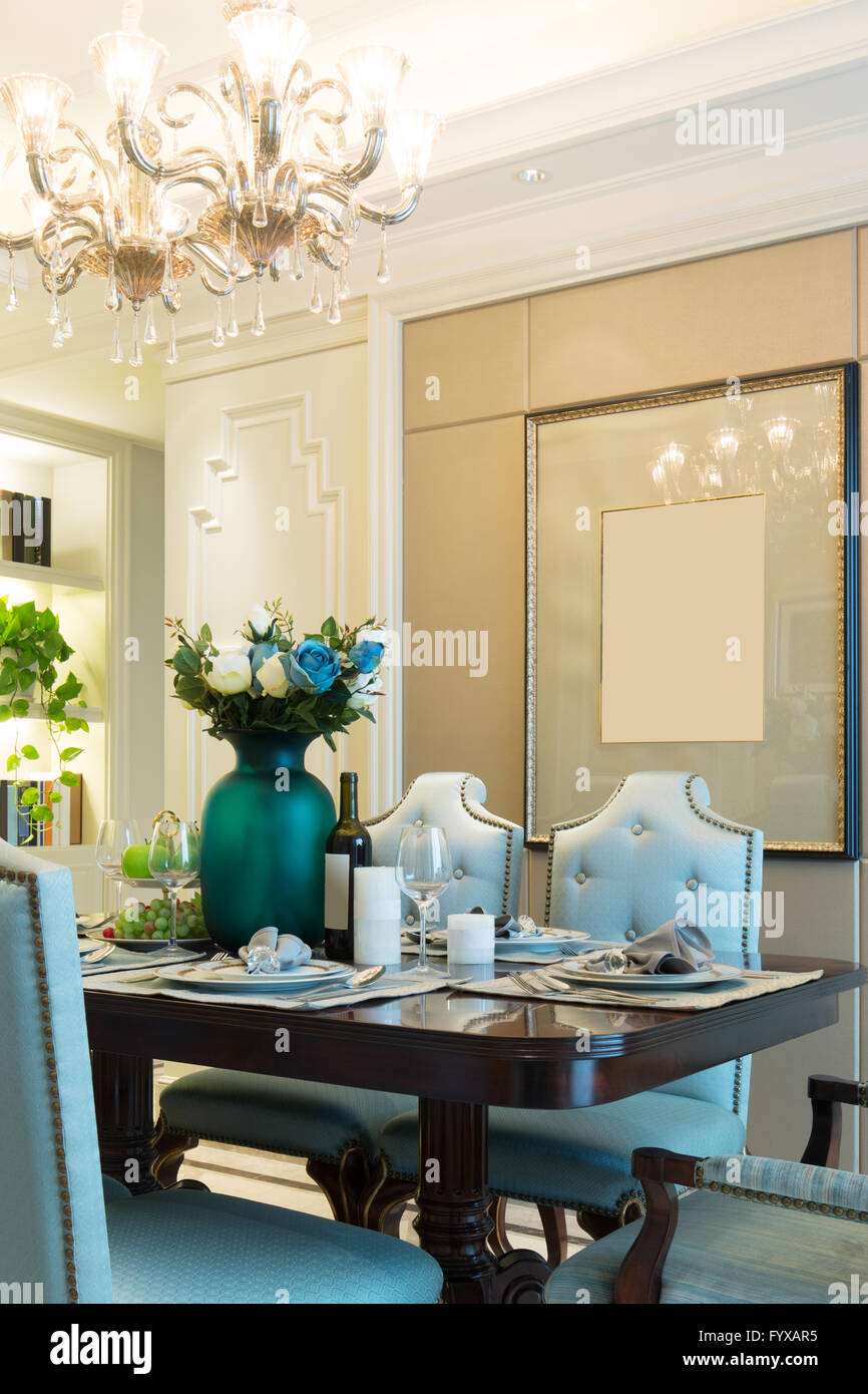 interior of modern dining room Stock Photo - Alamy