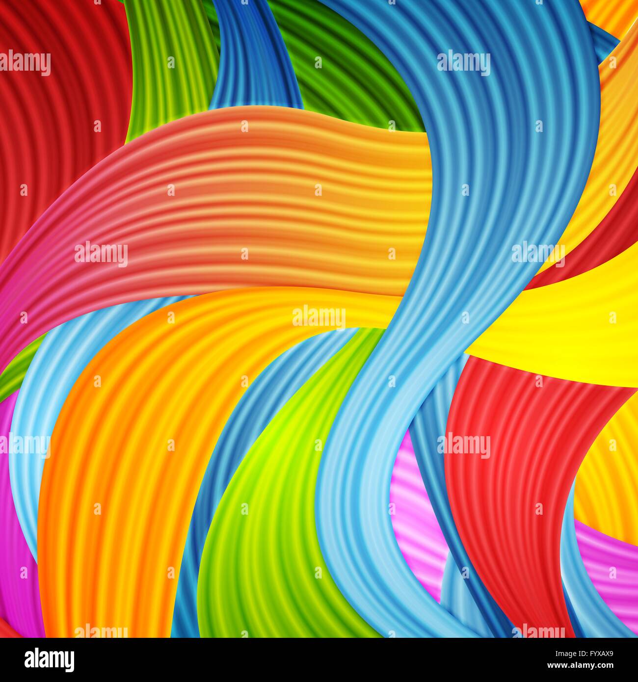Abstract colorful wavy pattern design Stock Photo - Alamy