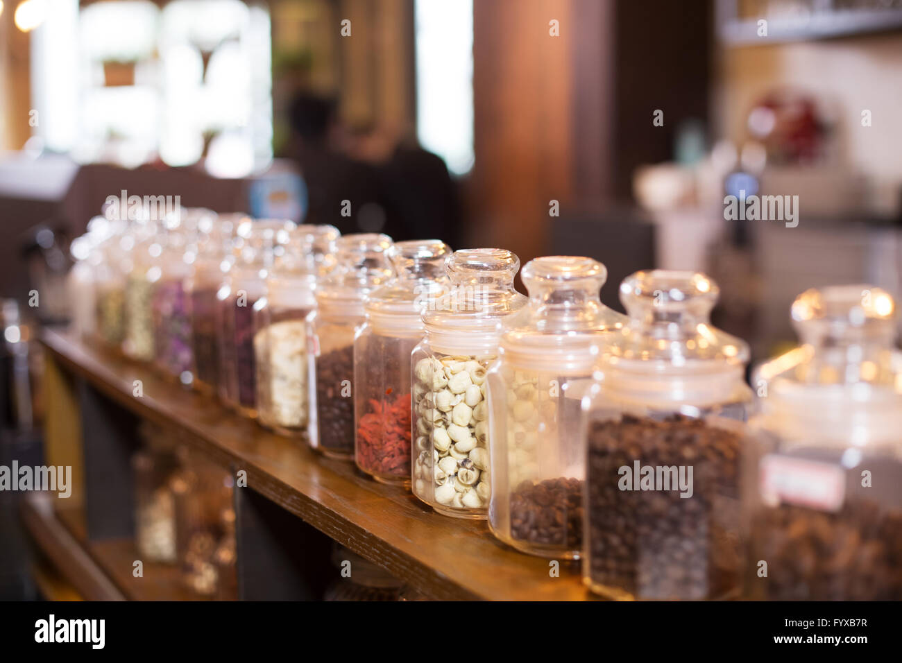 counter in modern cafe Stock Photo - Alamy