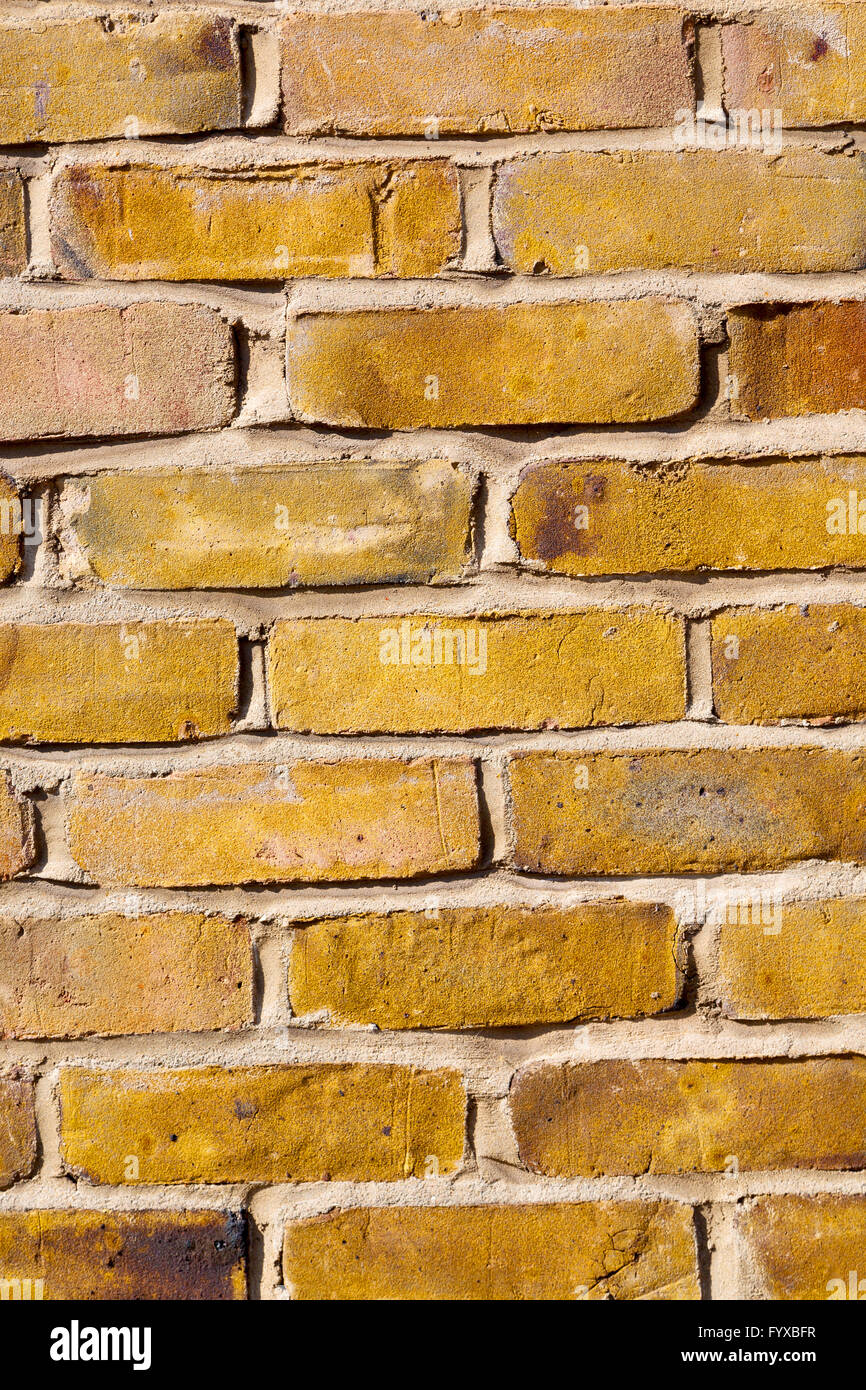 in london texture of wall and ruined brick Stock Photo - Alamy