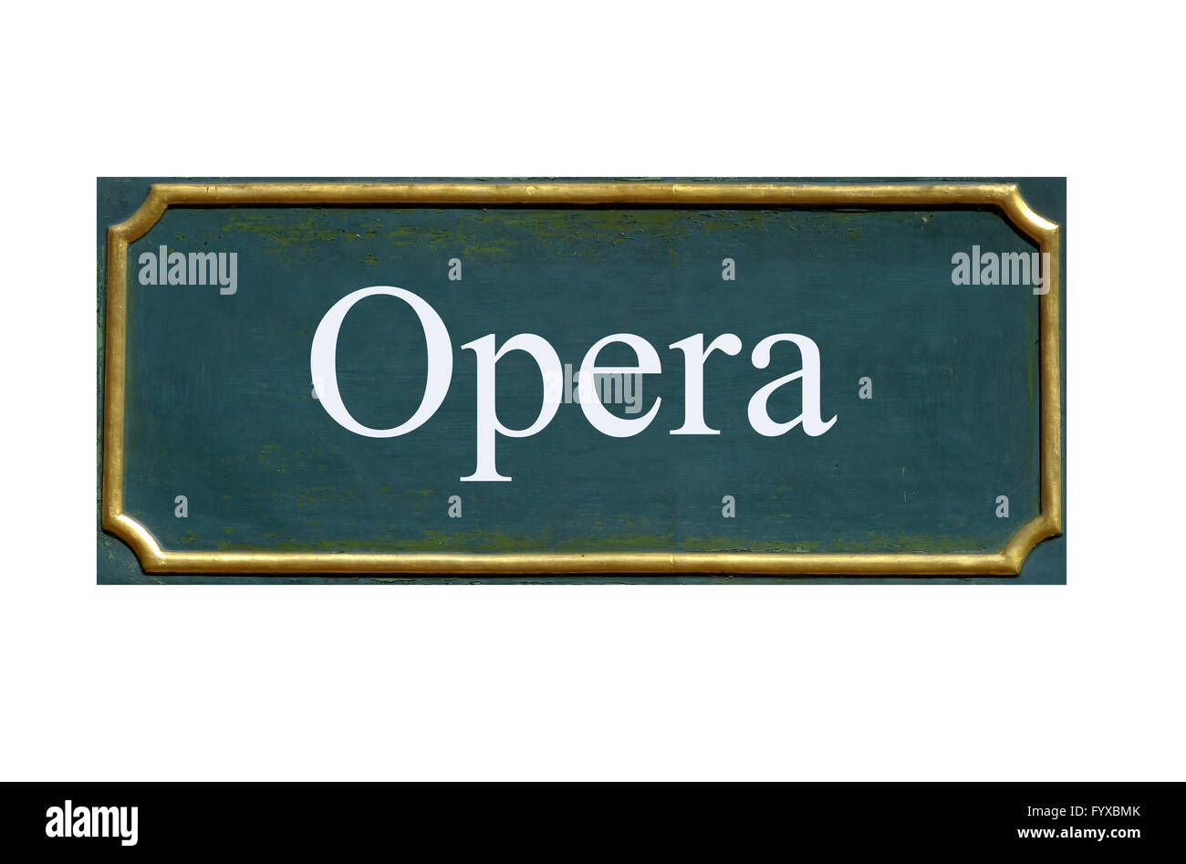 Opera house sign Cut Out Stock Images & Pictures - Alamy