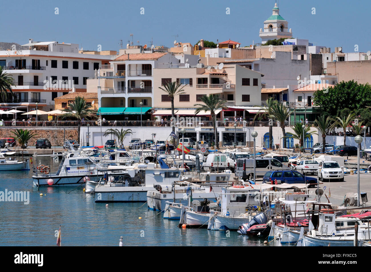 Fishing harbour, Cala Rajada, Mallorca, Spain / Cala Ratjada Stock ...