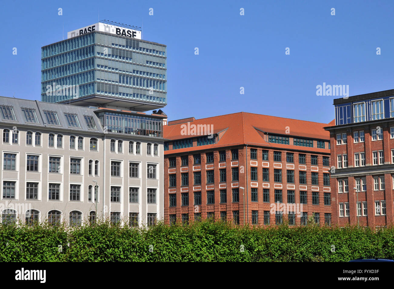 Narva Tower, Oberbaum City, Friedrichhain, Berlin, Germany Stock Photo ...