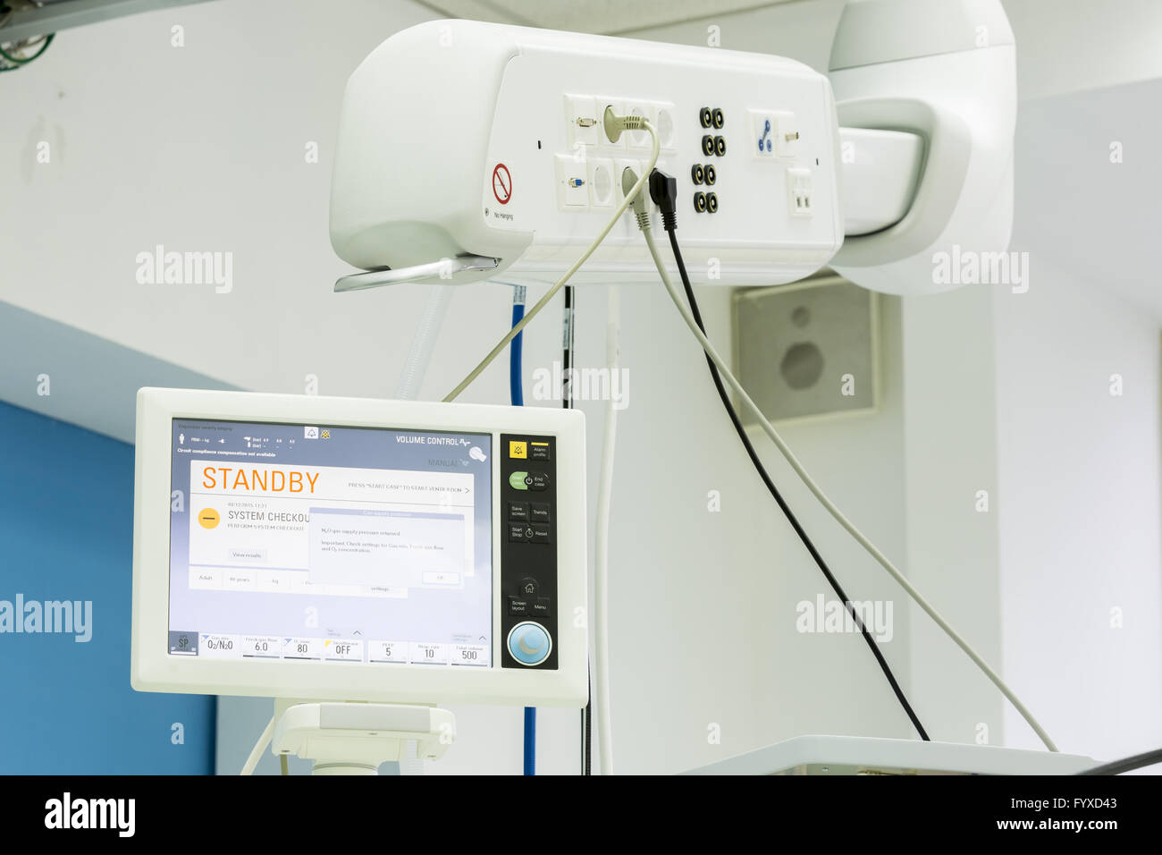 Surgical room computer monitor Stock Photo - Alamy