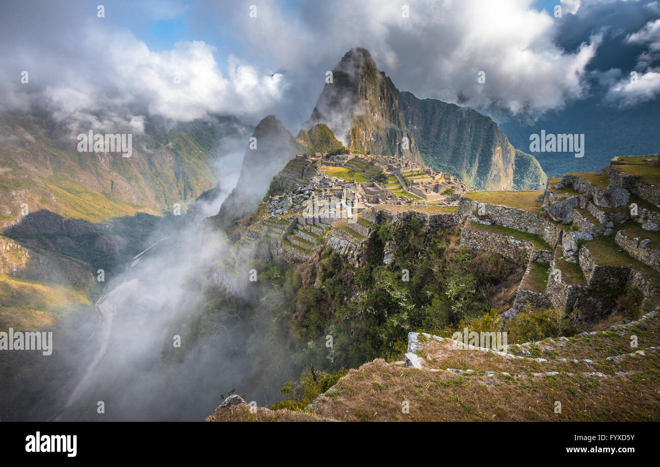 Machu Picchu, UNESCO World Heritage Site. One of the New Seven Wonders ...