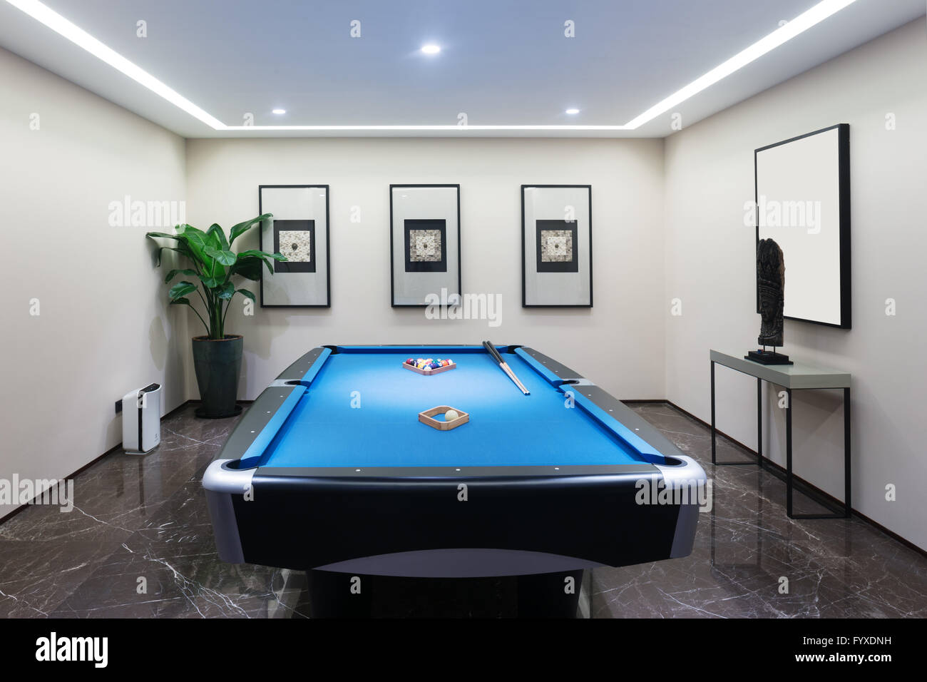 interior of modern recreation room Stock Photo - Alamy
